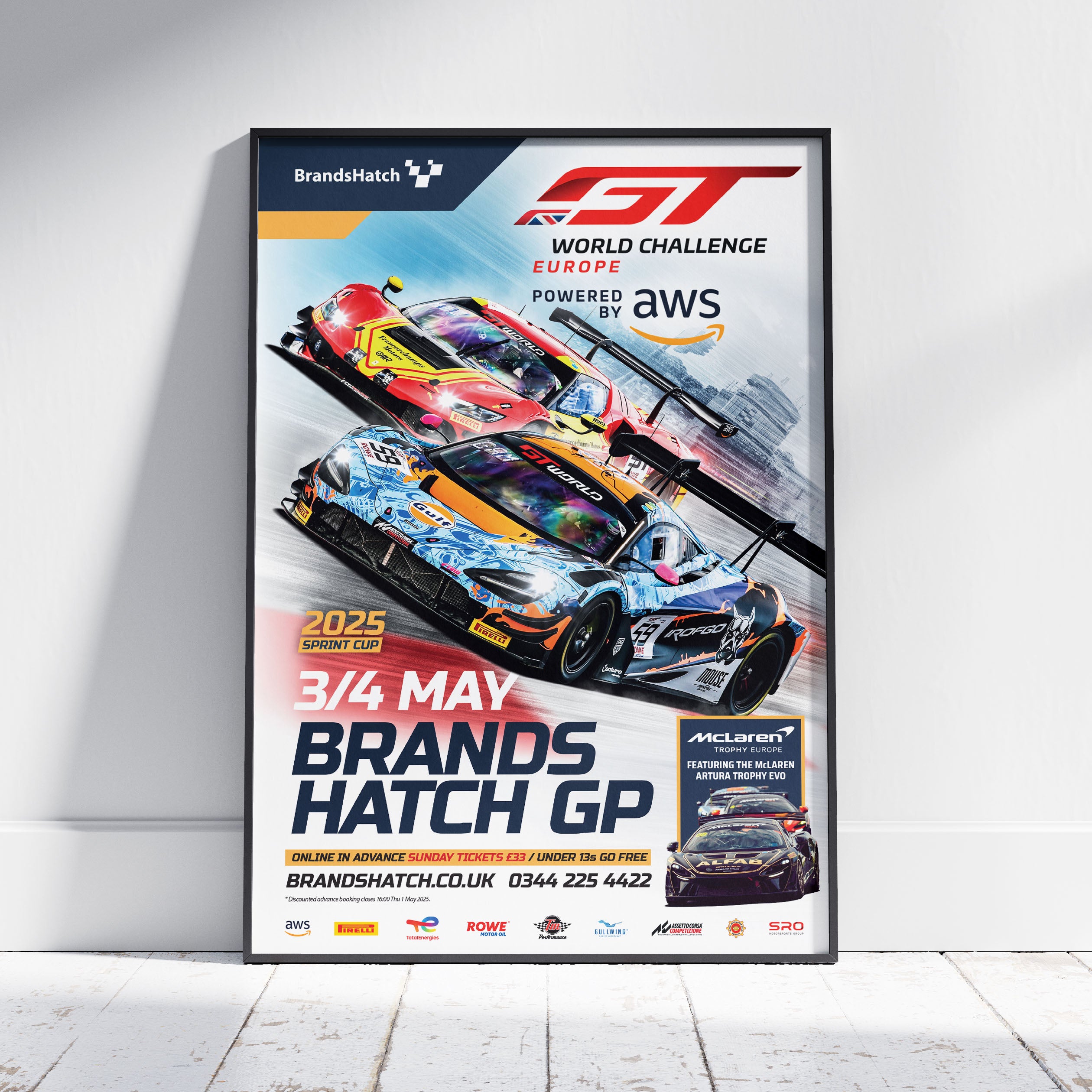 2025 Brands Hatch Poster – GTWCEuropeMerchandise
