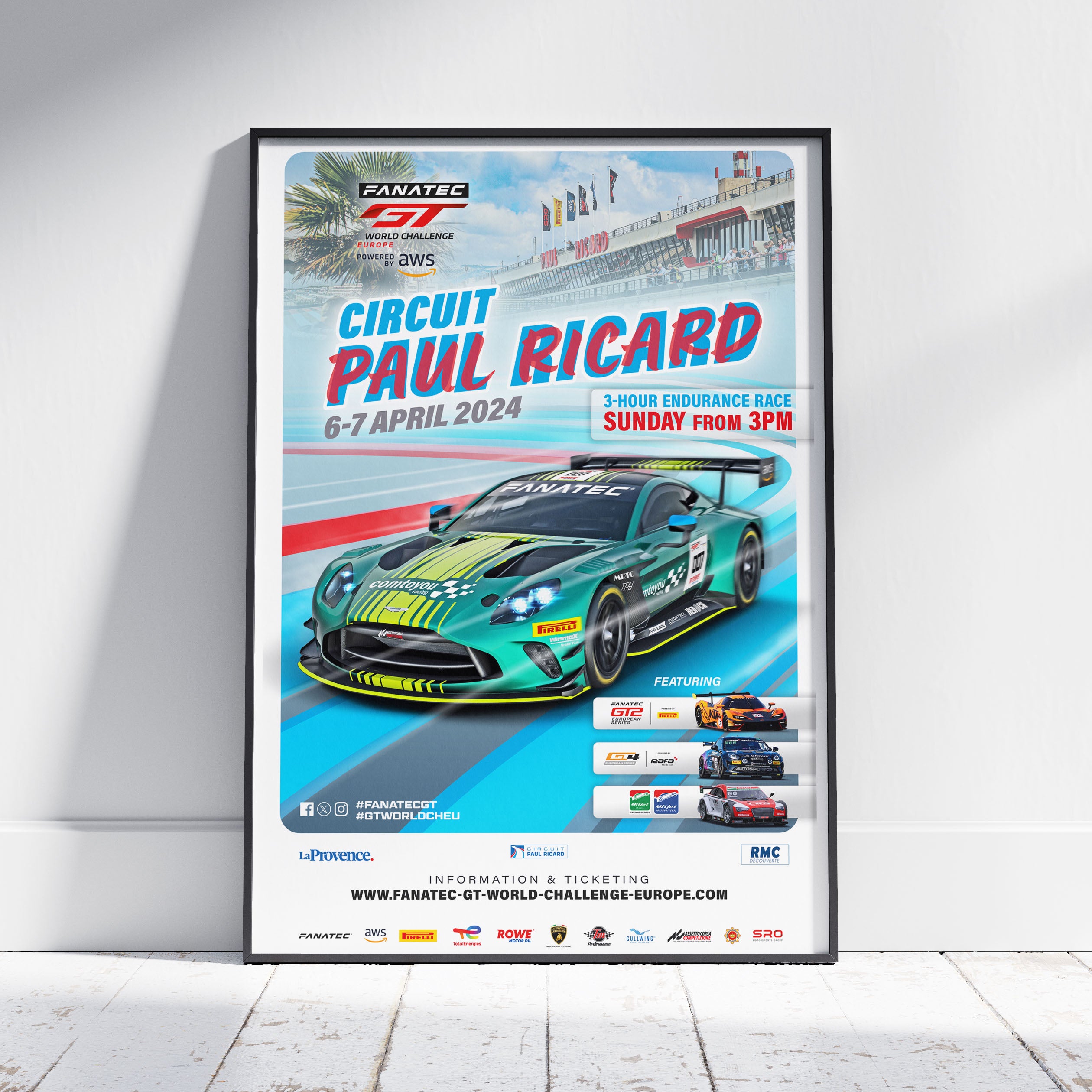 2024 Paul Ricard Poster – GTWCEuropeMerchandise
